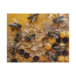 Bees in a Hive Puzzle - Etsy