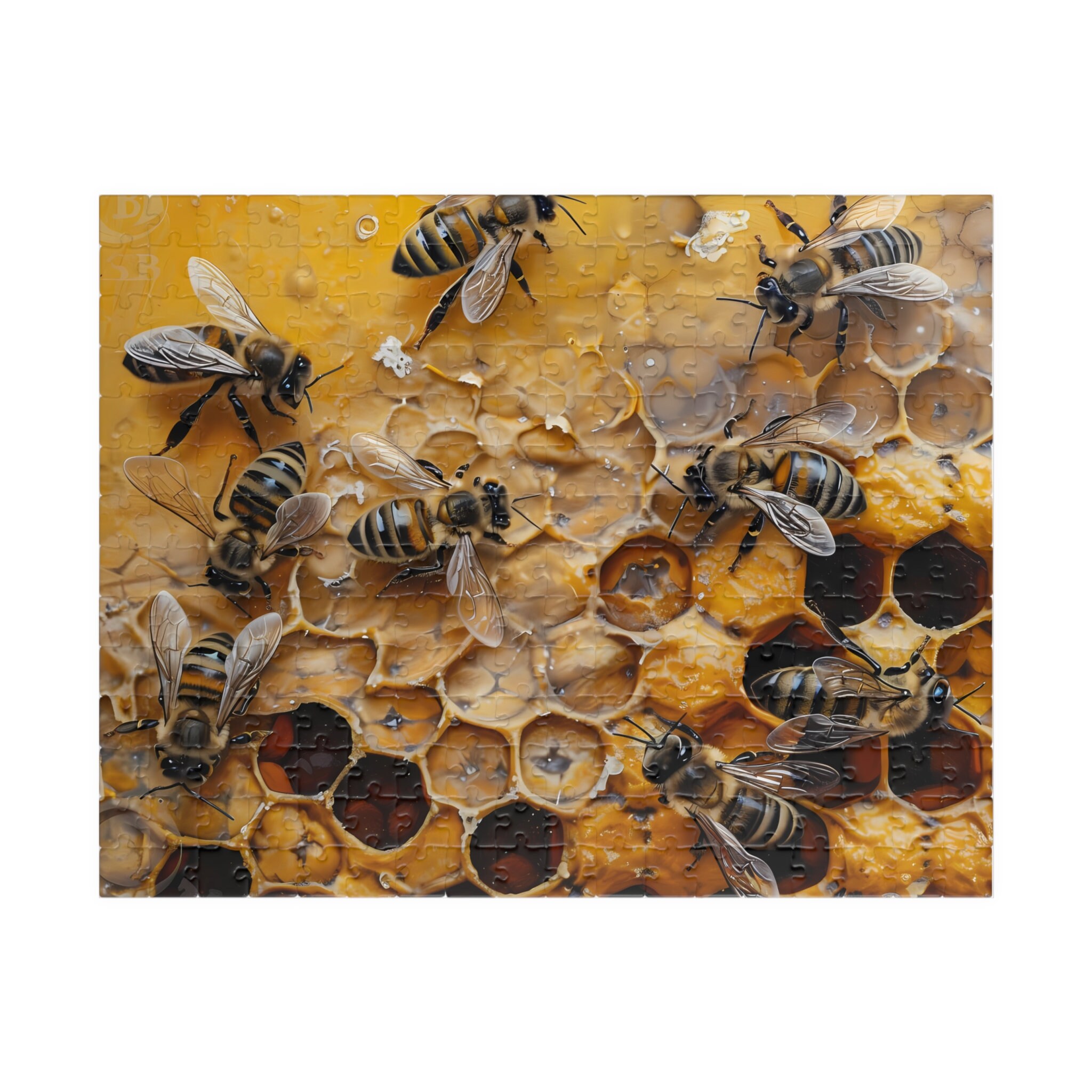 Bees in a Hive Puzzle - Etsy