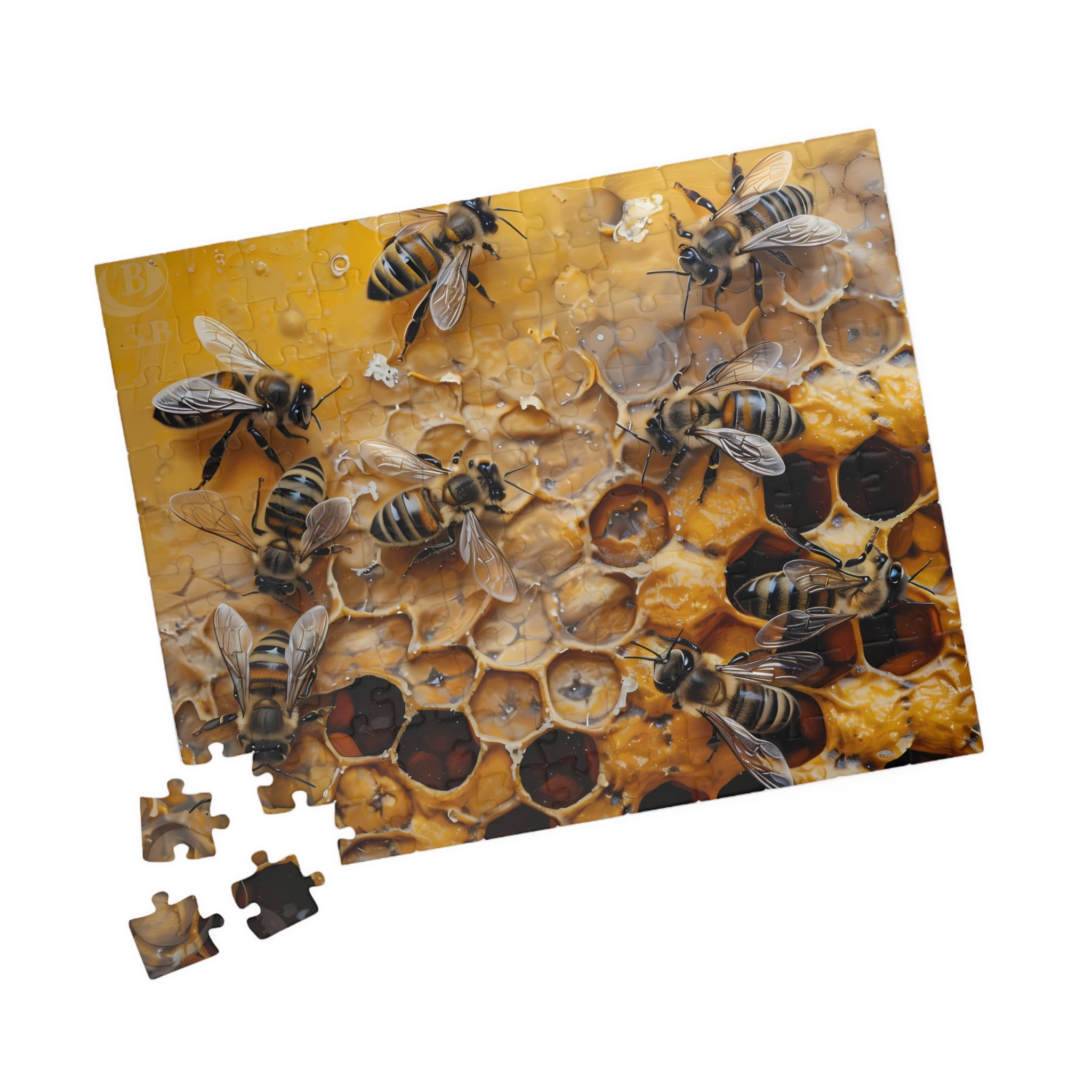 Bees in a Hive Puzzle - Etsy