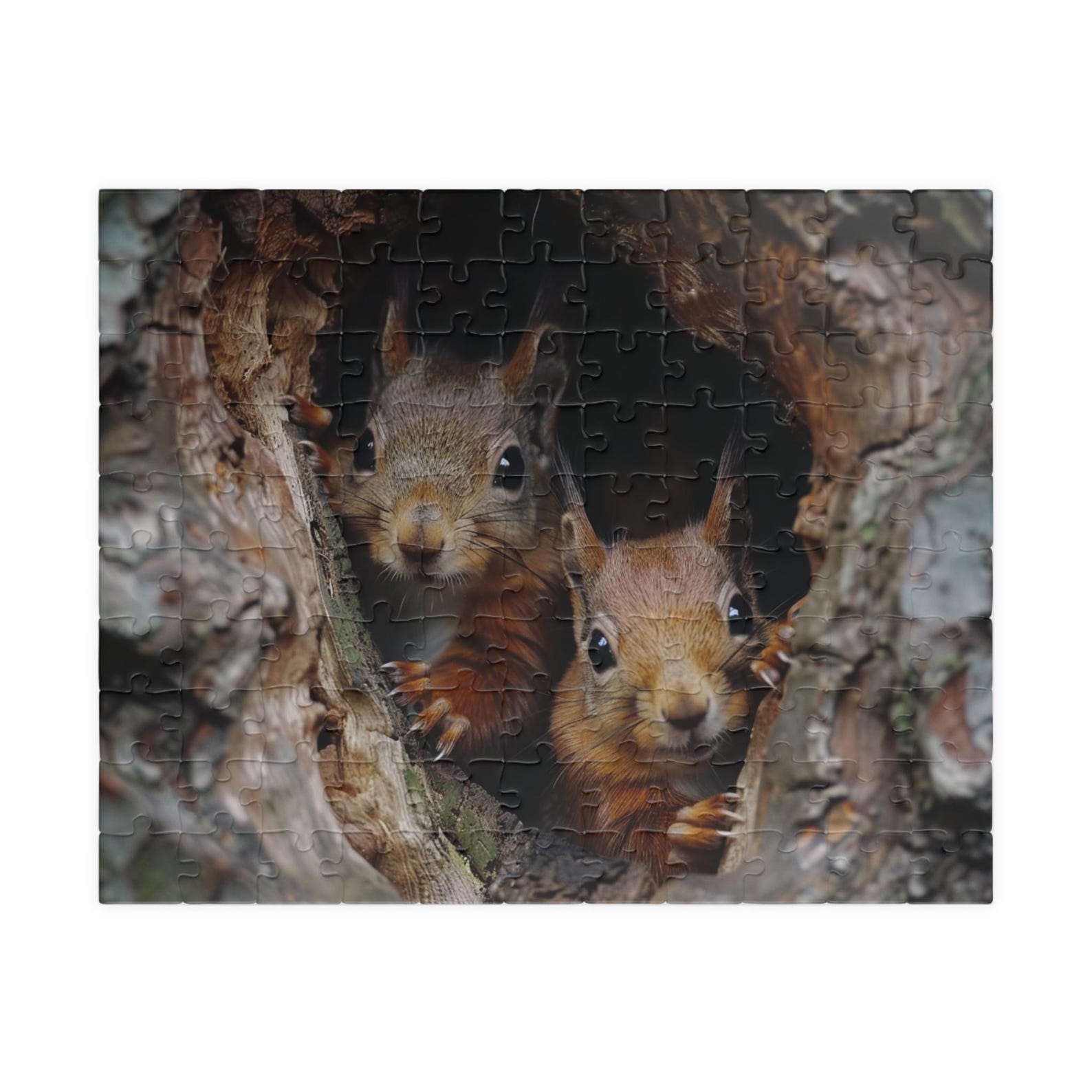 Jigsaw Puzzle, Squirrels in a Tree (110, 252, 520, or 1014 Pieces) - Etsy