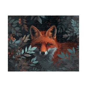 Fox Art Puzzle - Etsy