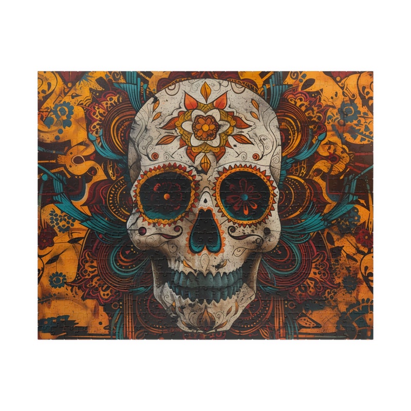 Sugar Skull Puzzle - Etsy