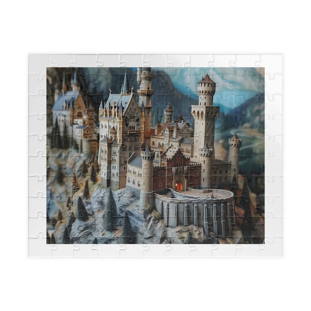 Detailed Castle Puzzle - Etsy