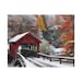 Covered Bridge in Snow Puzzle: Winter Holiday Scene - Etsy