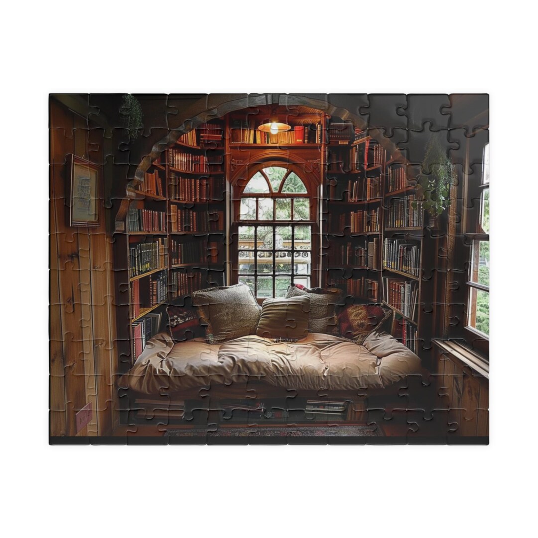 Jigsaw Puzzle, Cozy Reading Nook, 110 252 520 1014 Piece, Relaxation ...