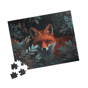 Fox Art Puzzle - Etsy