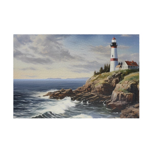 Lighthouse Puzzle - Etsy