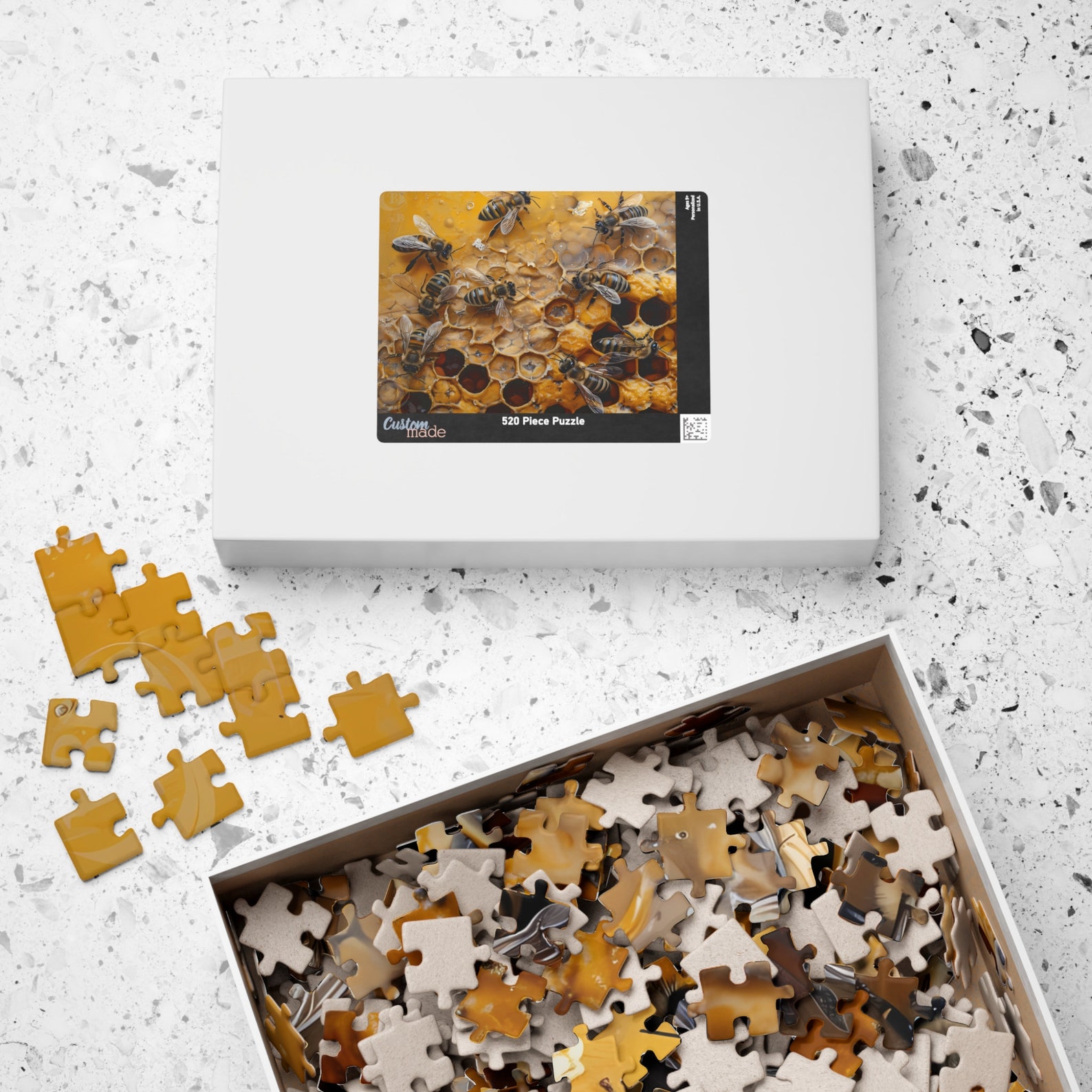 Bees in a Hive Puzzle - Etsy