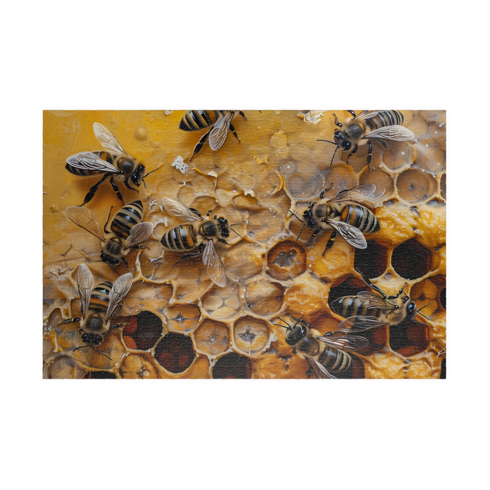 Bees in a Hive Puzzle - Etsy