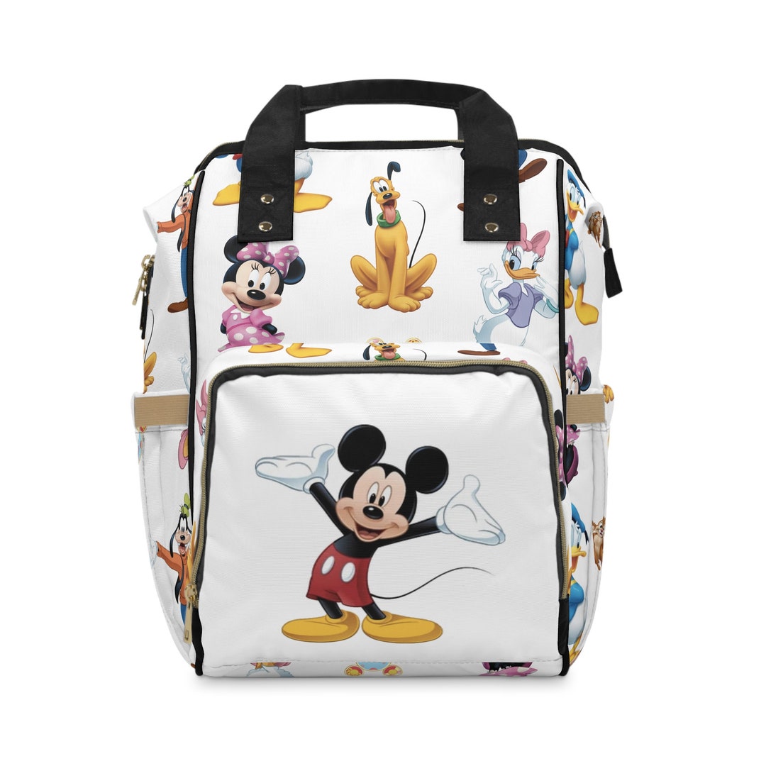 Mickey Mouse Diaper Bag Disney Multifunctional Diaper Backpack Mickey ...