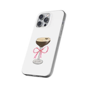 Espresso Martini Cocktail Phone Cases for Fashion Lovers, Cute Drink ...