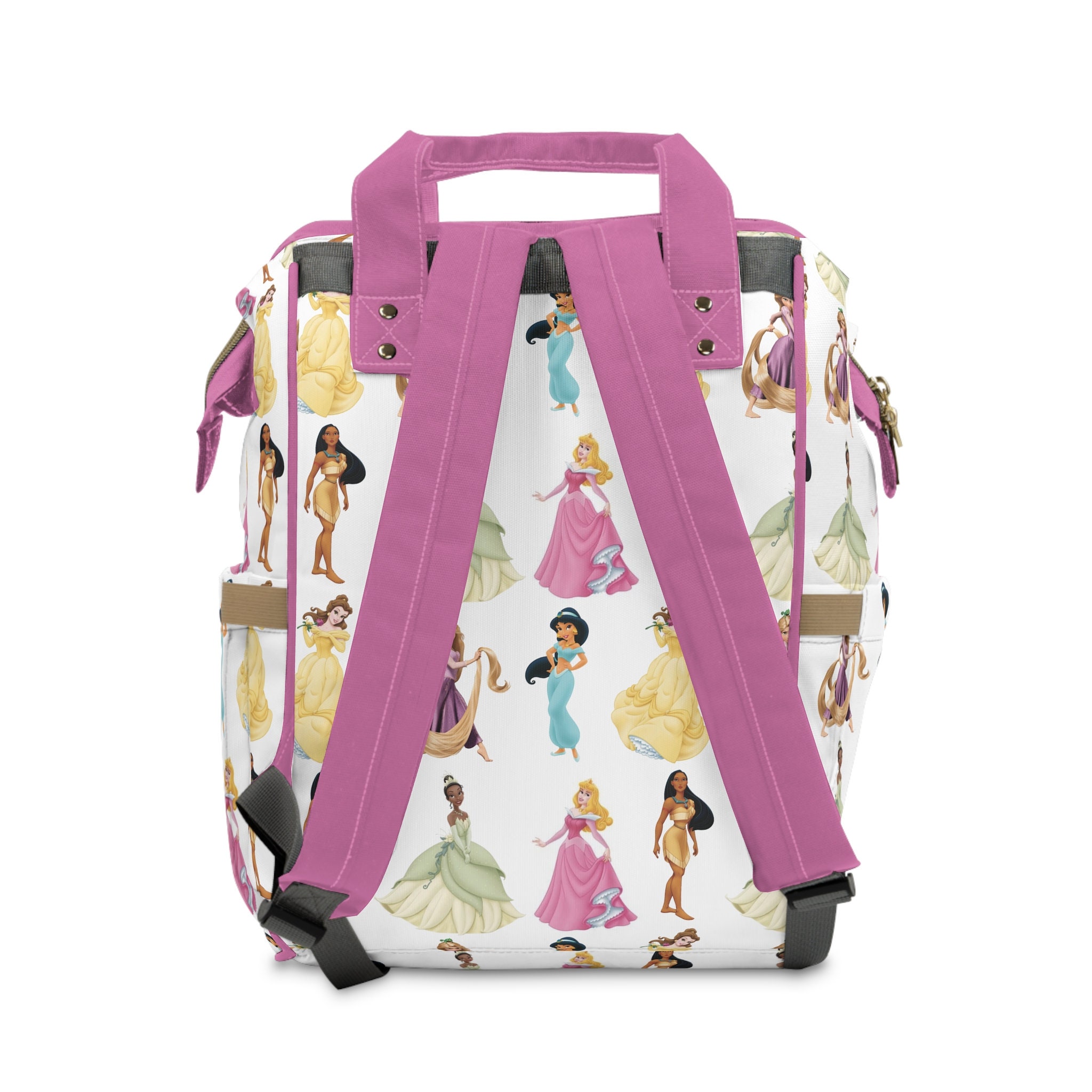 Disney Princess Multifunctional Backpack Personalized Disney School Bag ...