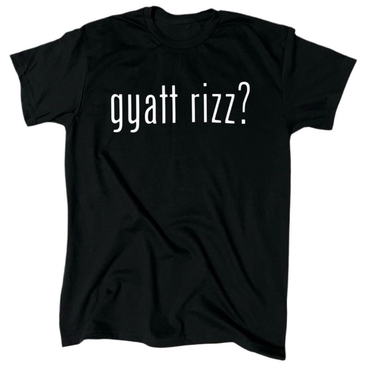 Gyatt Rizz? Men's Funny T-shirt - Cotton - Gift - Crew - Parody - Joke ...