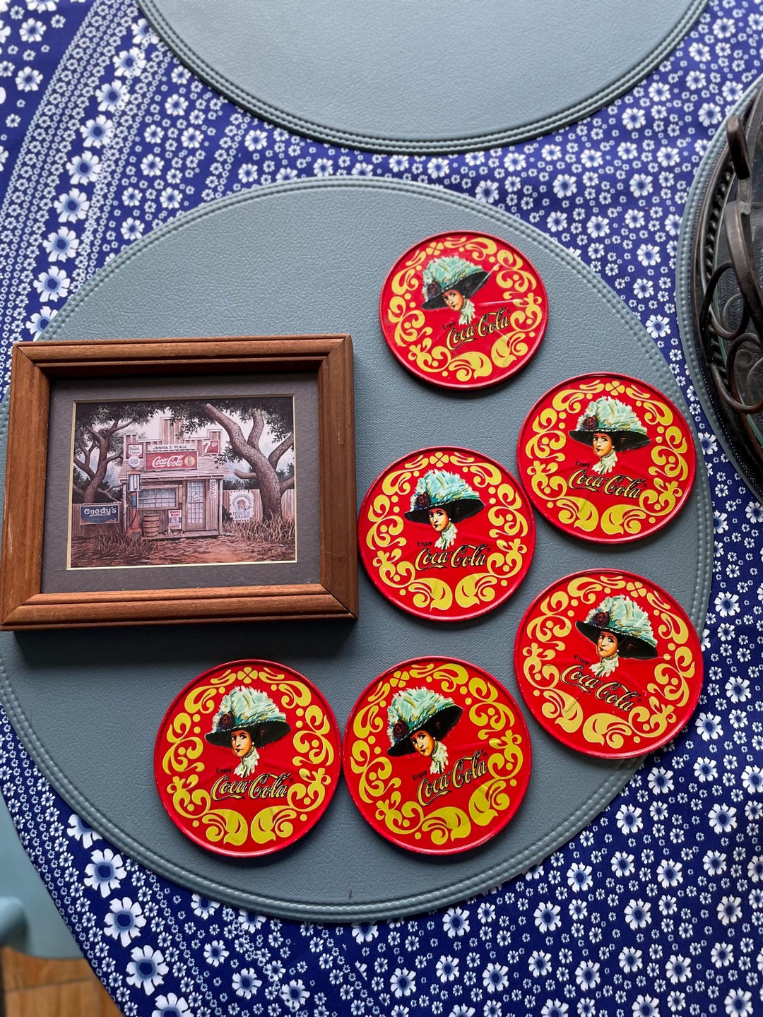 Coca Cola Art Print and Coasters - Etsy