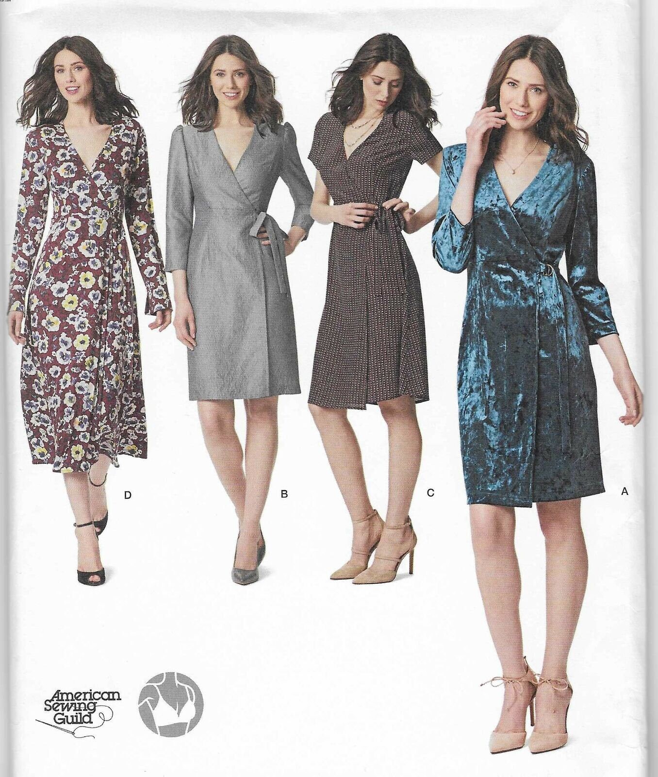 S8735 Misses' Petite Dresses B,C,D,DD Sizes 6-14 Simplicity Sewing ...