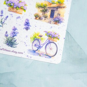 Provence Sticker Sheet - Set of 18 Stickers for Journal, Planner ...