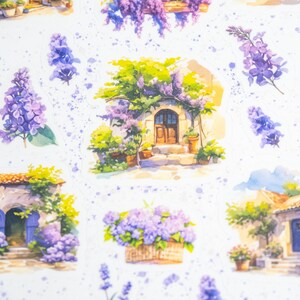 Provence Sticker Sheet - Set of 18 Stickers for Journal, Planner ...