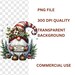 Watercolor Christmas Gnome Clipart Bundle, Festive Printables (PNG) - Etsy