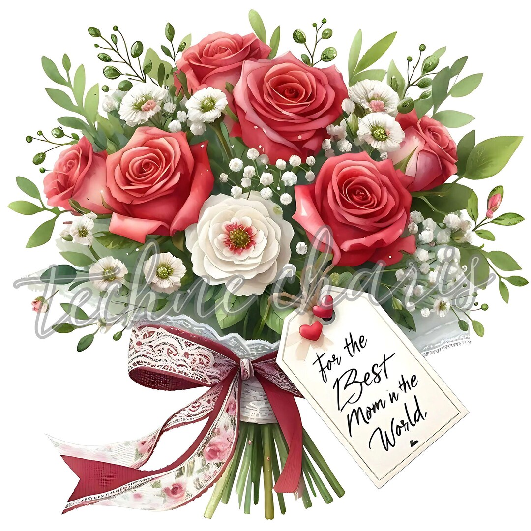 Mother’s Day Wildflower Clipart Bundle, 10 JPG Watercolor Floral ...