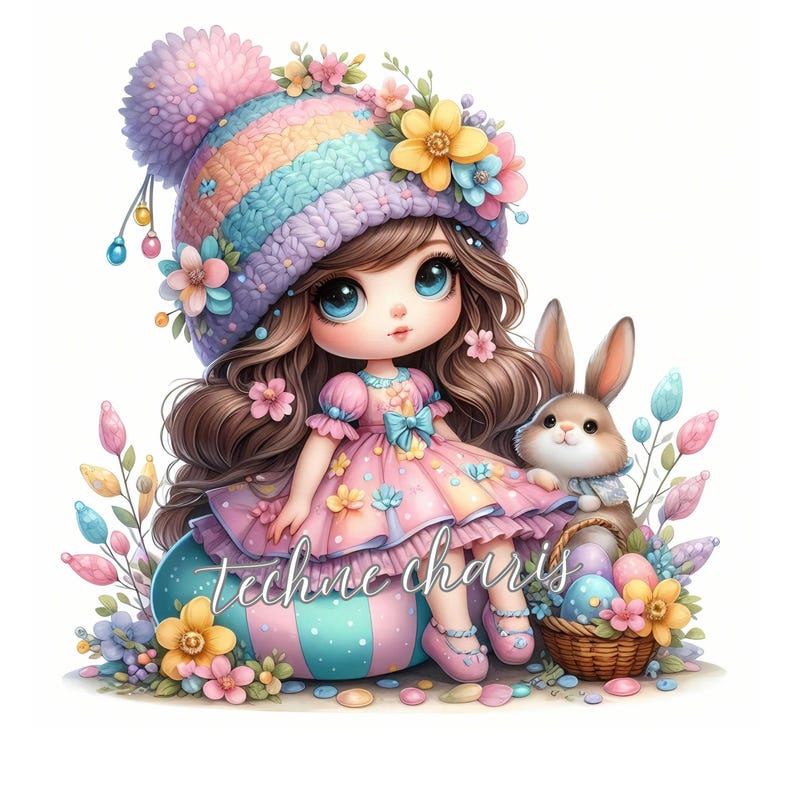 Easter Gnome Clipart | 10 Watercolor Jpegs 300 DPI | Printable Art for ...