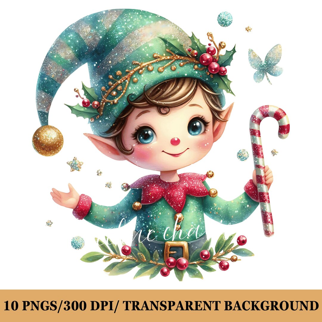 Christmas Elves Clipart, Christmas Clipart, Elves Clipart, Christmas ...