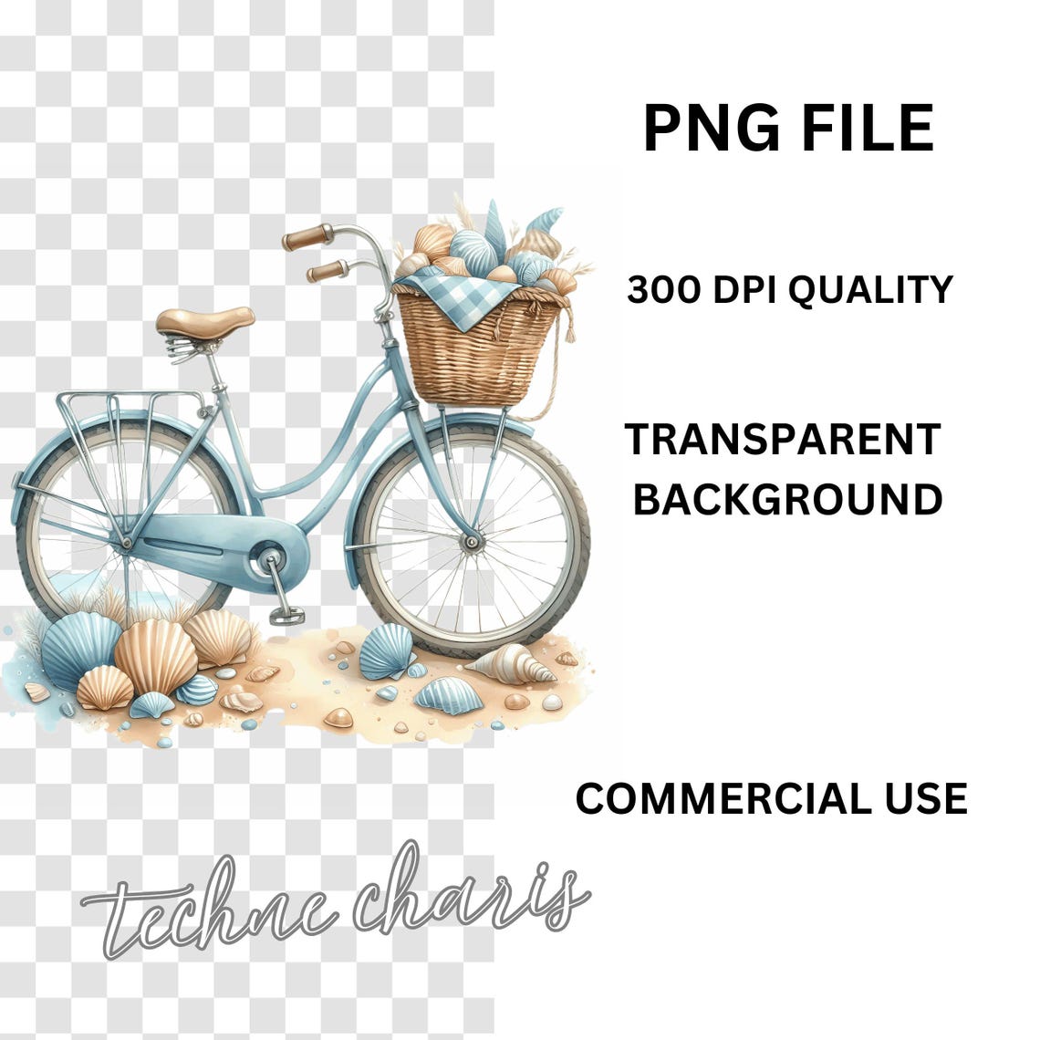 Watercolor Nautical Clipart, Beach & Ocean PNG (instant Download) - Etsy