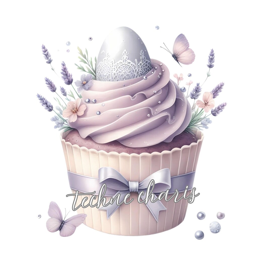 Easter Cupcakes Clipart | 10 High Quality 300 DPI Pngs | Easter Clipart ...