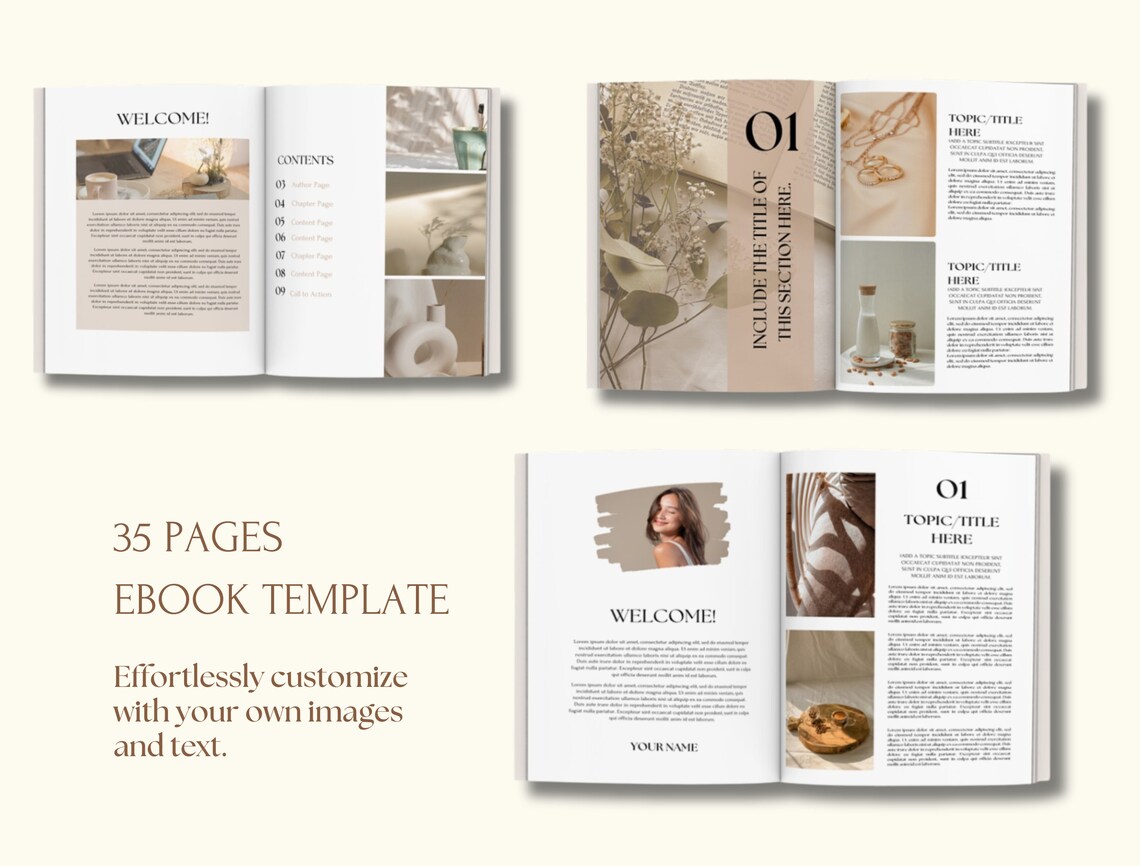 Modern Workbook Workbook Template Canva Ebook Template Canva ...