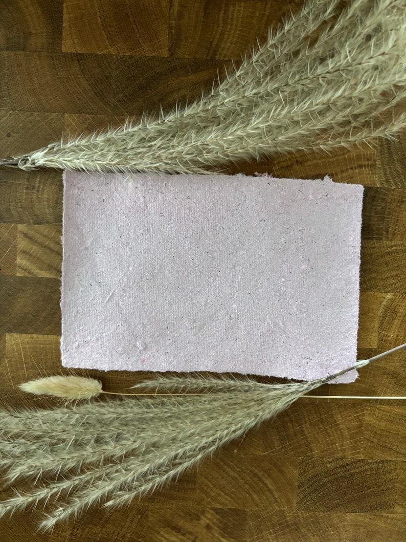 Handmade Recycled Paper With Deckle Edge, Random Assortment of 15 Pages ...