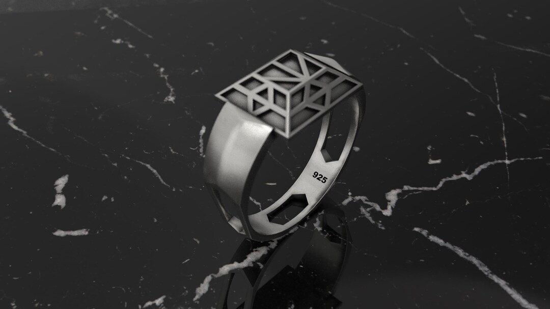 Dwarven Thorin Durin Ring, 925 Sterling Silver Dwarven Ring LOTR ...