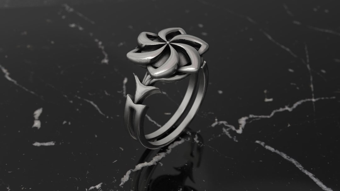 925 Sterling Silver LOTR Dwarven Ring, Sterling Silver Elven Ring of ...