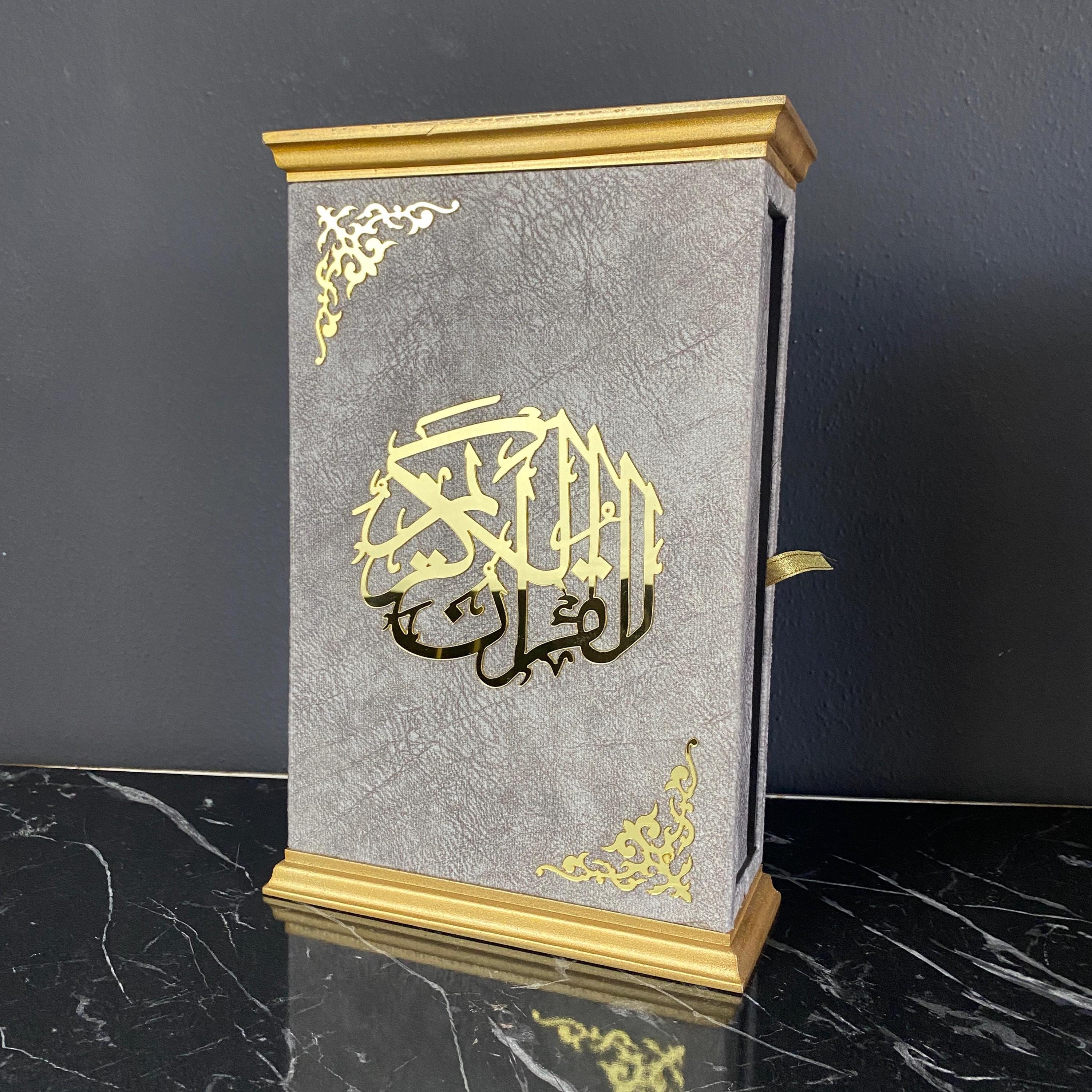 Velvet Cover Luxury Quran Gift Set, Coran, Mushaf, 16x24 Big Size Quran ...