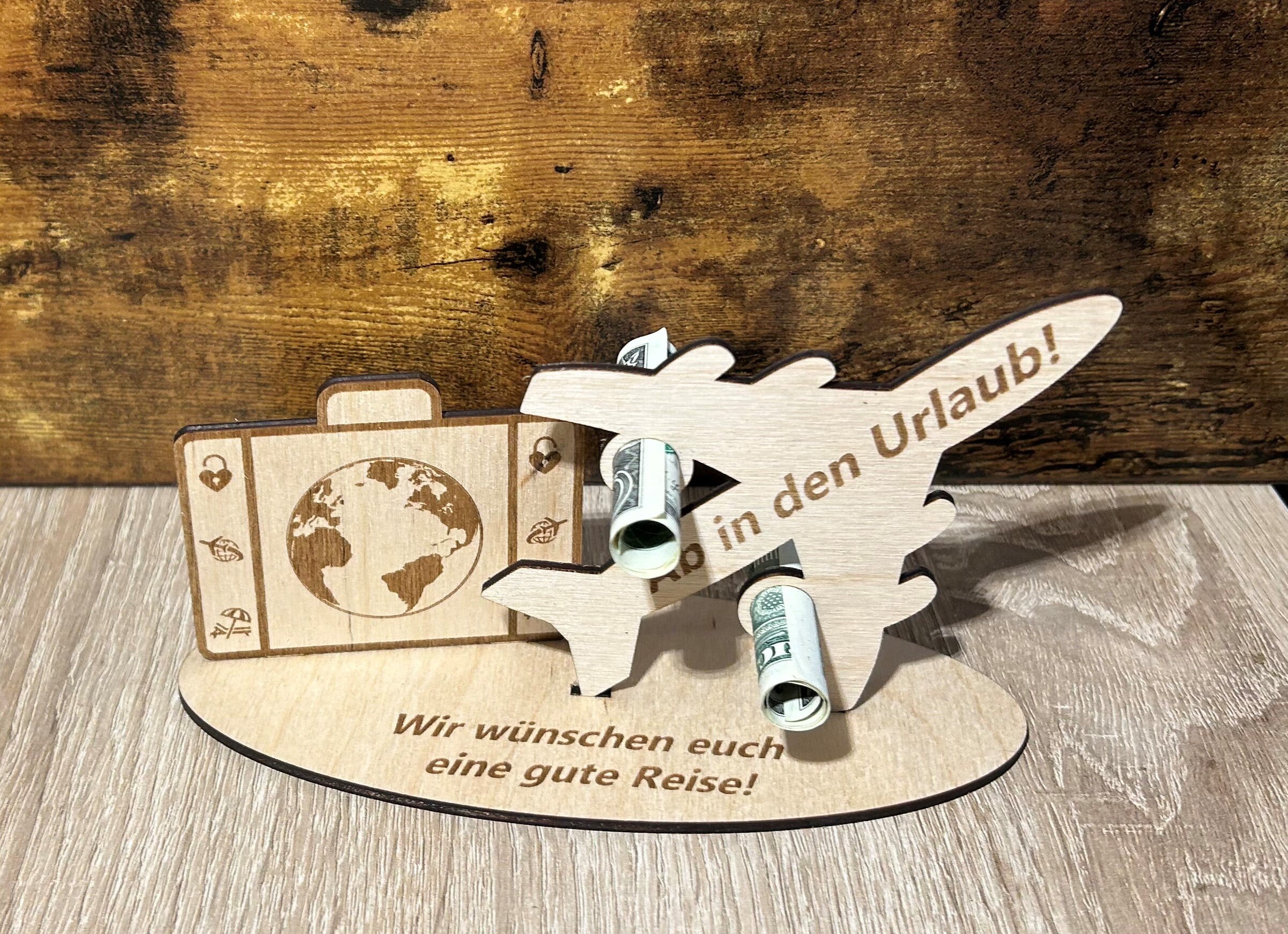 Geldgeschenk Geburtstag personalisiertes Geschenk Urlaub ...