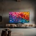 Samsung Frame TV Abstract Rock Formation Rainbow Crushed Glass Abstract ...