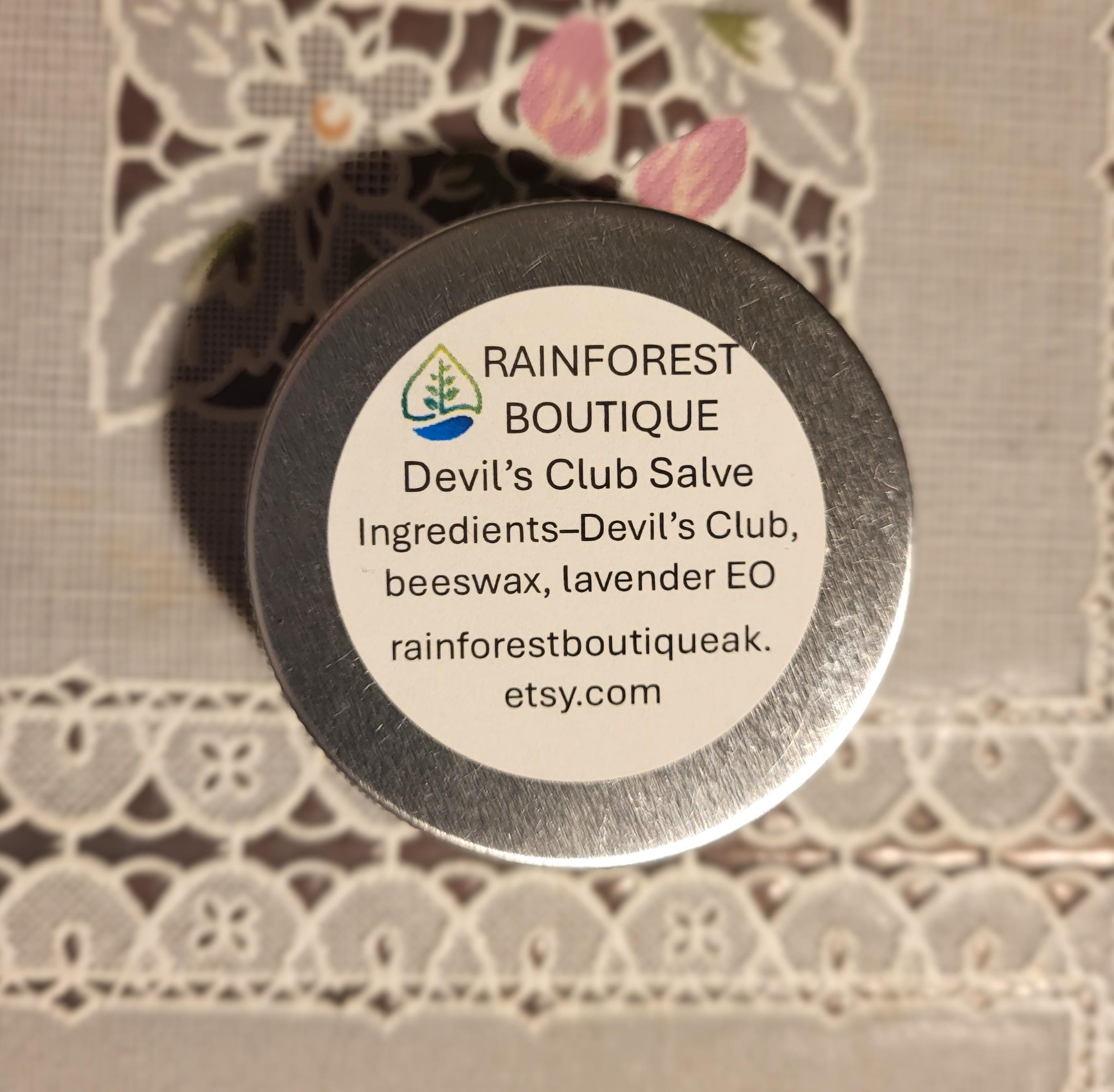 Devil’s Club Salve - Made in Alaska With Devil's Club Locally Gathered ...