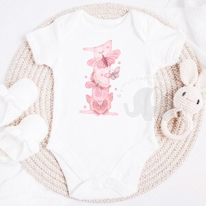 Watercolor Pink Butterfly Number 1 PNG, One Butterfly Sublimation ...