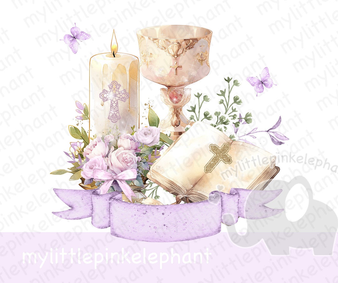Girls Communion Sublimation Design , Communion Digital Download, First ...