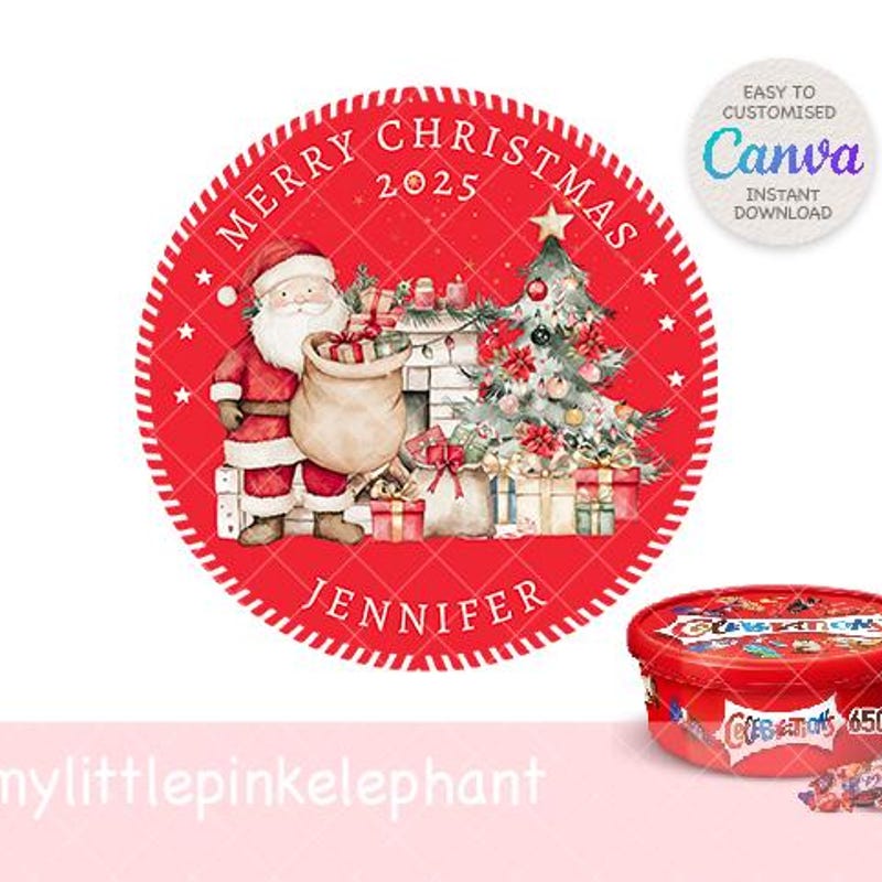 Santa in Tub Wall Art - Etsy UK