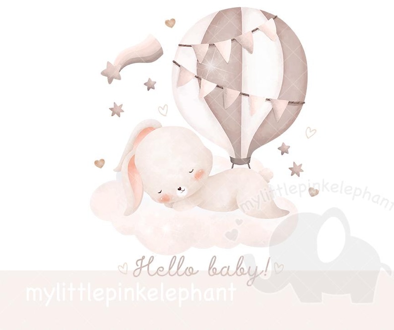 Hello Baby Natural Color PNG, New Baby Sublimation Design, Baby Shower ...