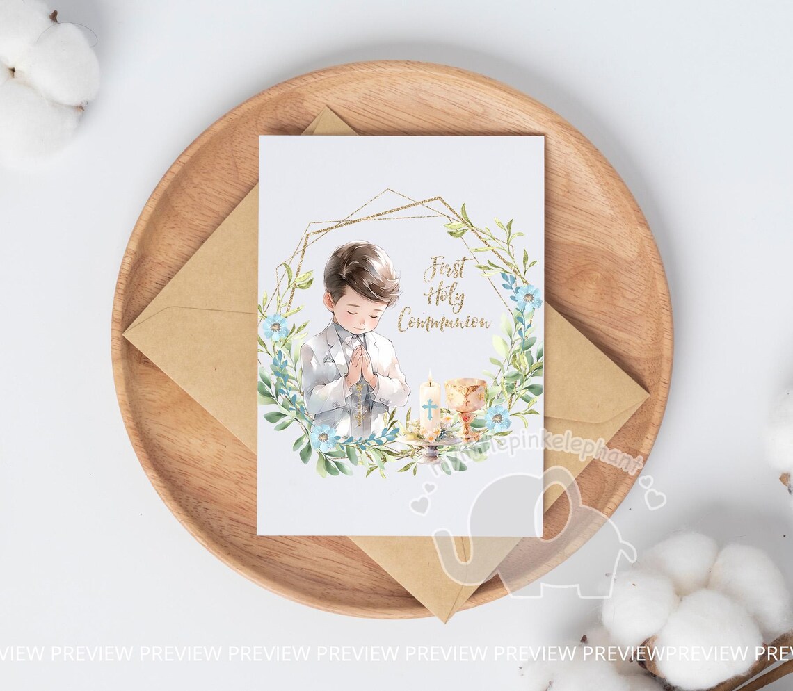 Boys Communion PNG, Sublimation Design , Communion Digital Download ...