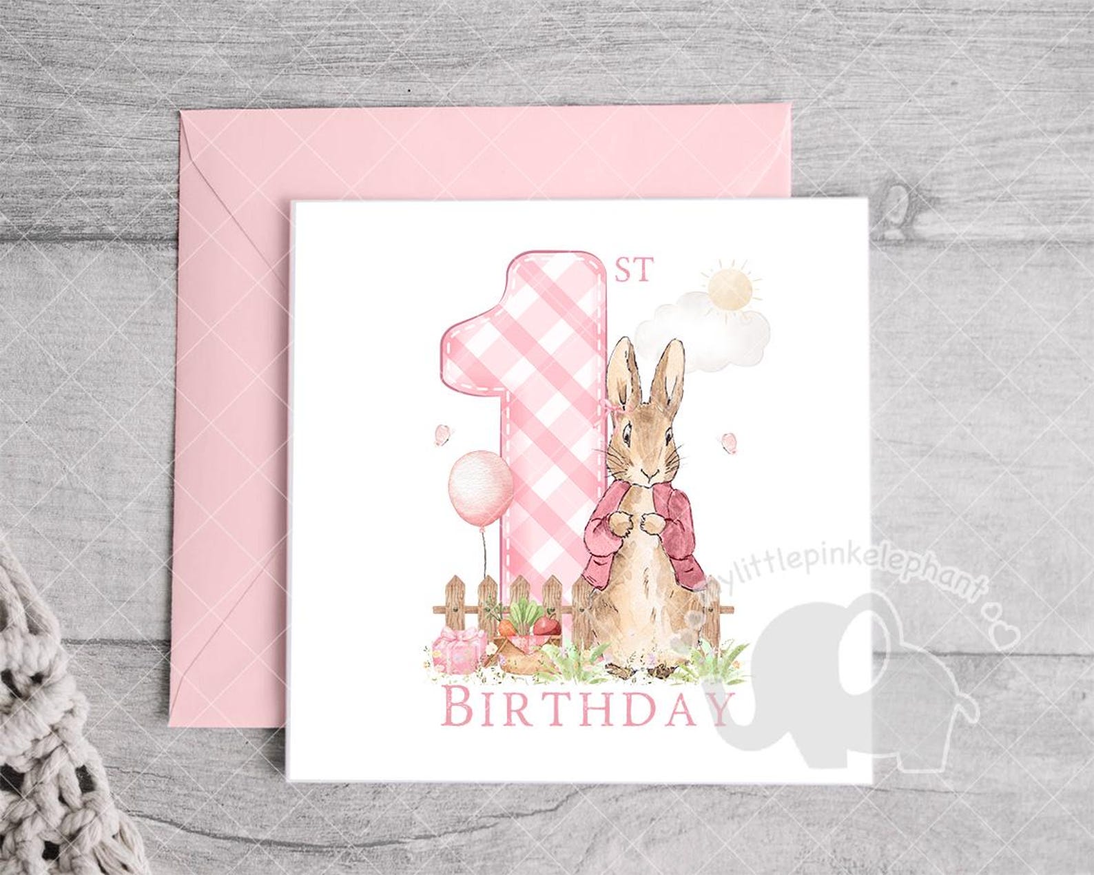 Birthday Girl Pink Farm Bunny Birthday Girl PNG, Farm Birthday ...