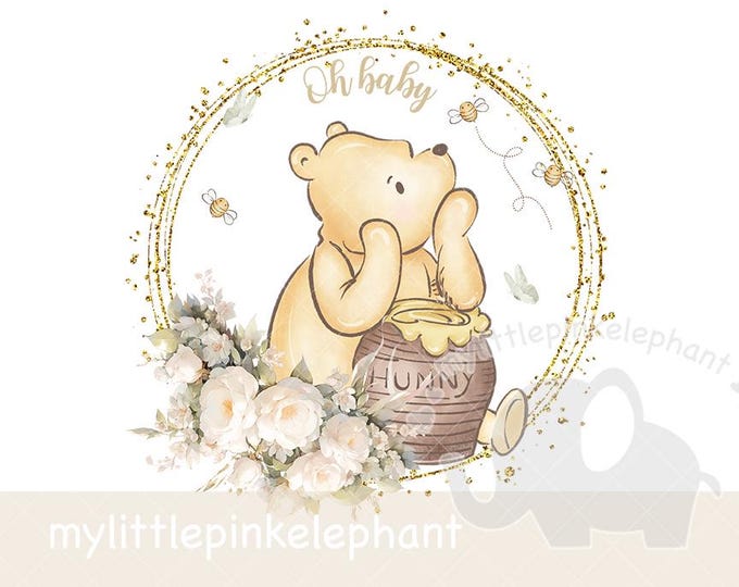 Winne the Pooh Spring Wreath Sign - Etsy