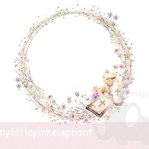 My First Holy Communion PNG, Wild Flower First Communion Clipart, Holy ...