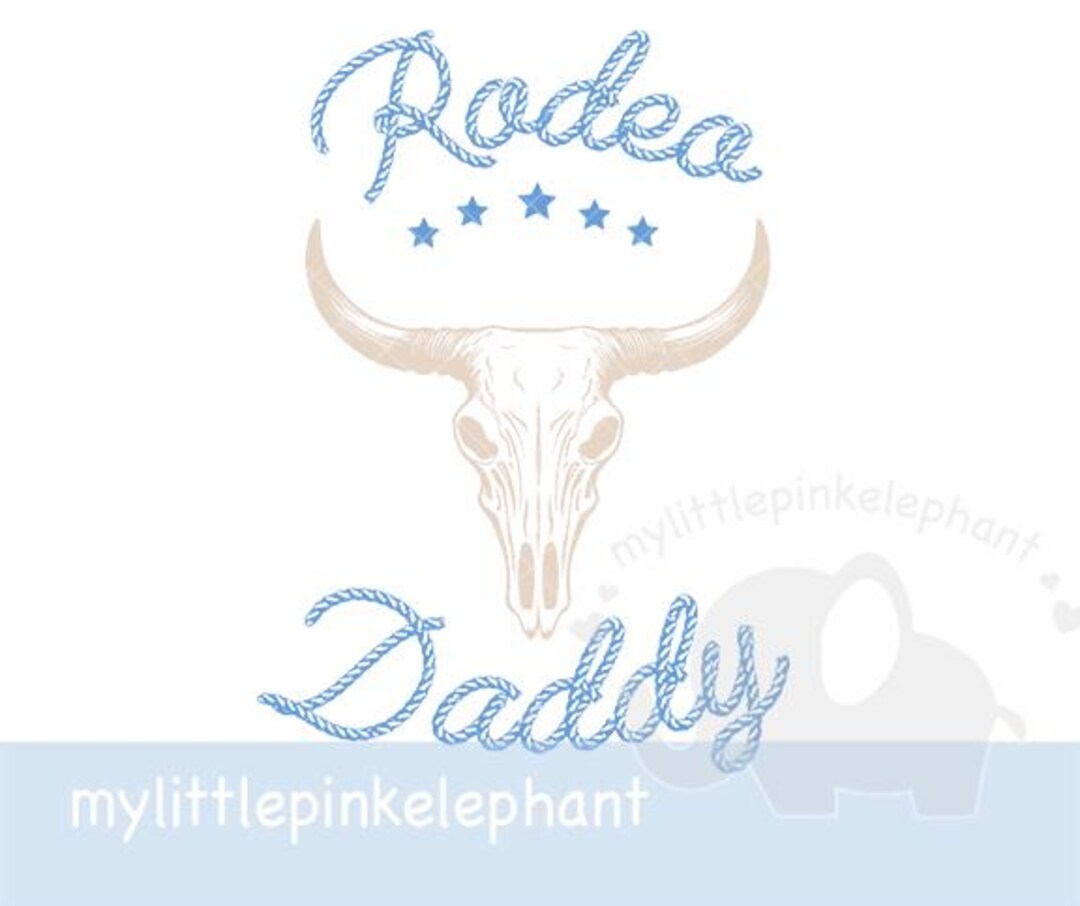 Watercolor Rodeo Daddy, PNG, Birthday Sublimation Design, Cow Girl ...