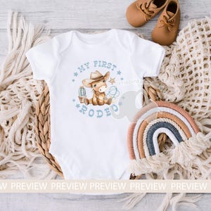 My First Rodeo PNG , Baby Rodeo, Blue Cowgirl Boots & Hat, PNG, 1st ...