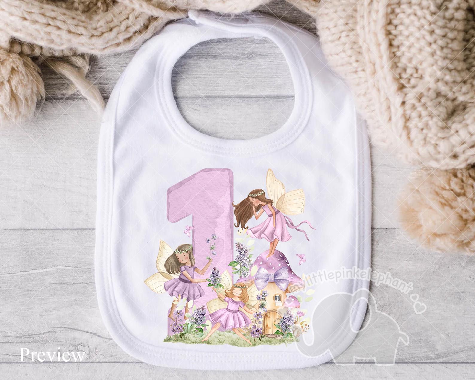 Watercolor Purple Fairy Toadstool Number 1 PNG, One Fairies Sublimation ...