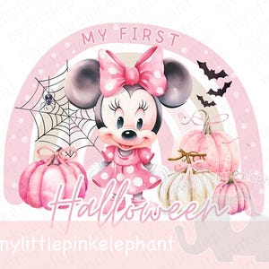 Minnie Mouse First Halloween Png - Etsy UK