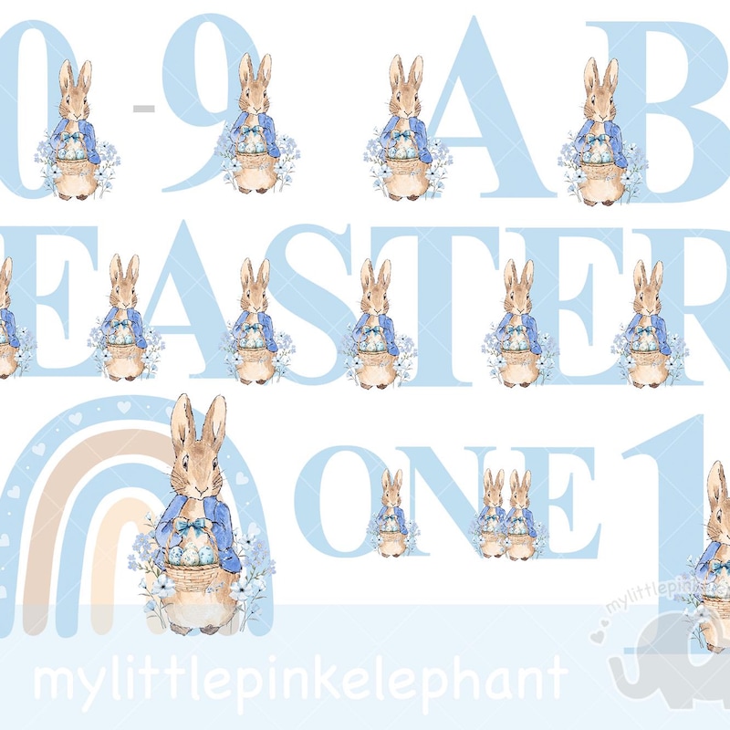 Peter Rabbit Clipart - Etsy