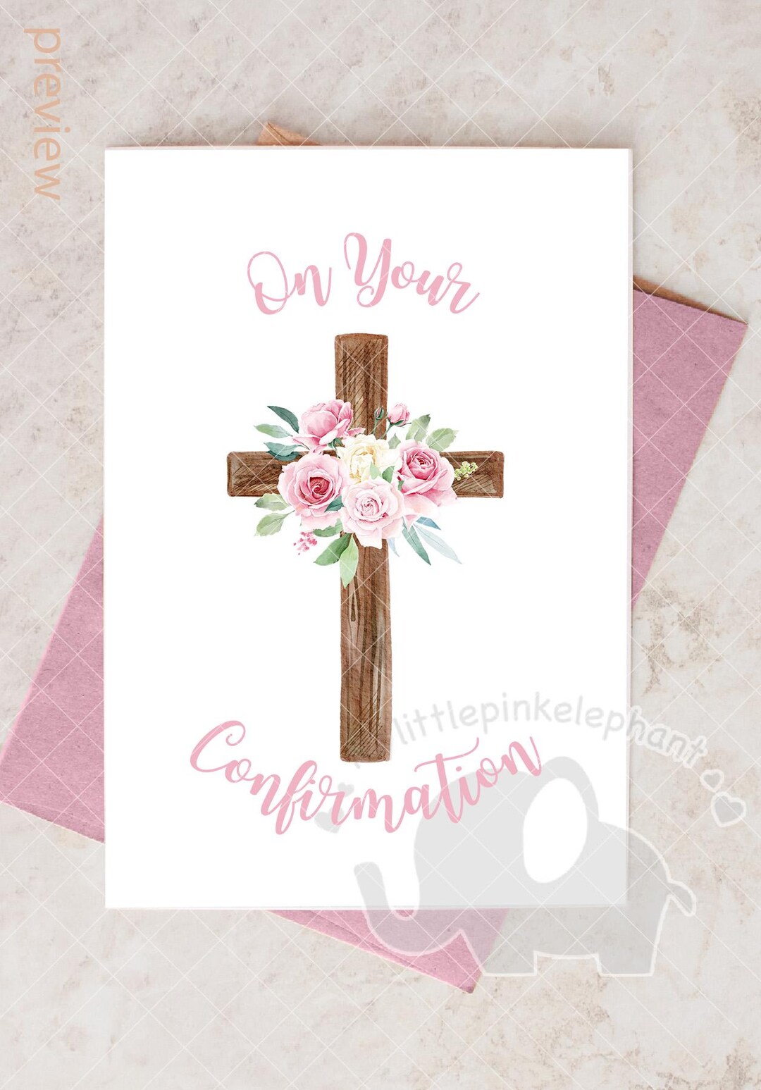 On Your Confirmation Wreath PNG, Church Confirmation Sublimation Design, Eucalyptus Floral ...