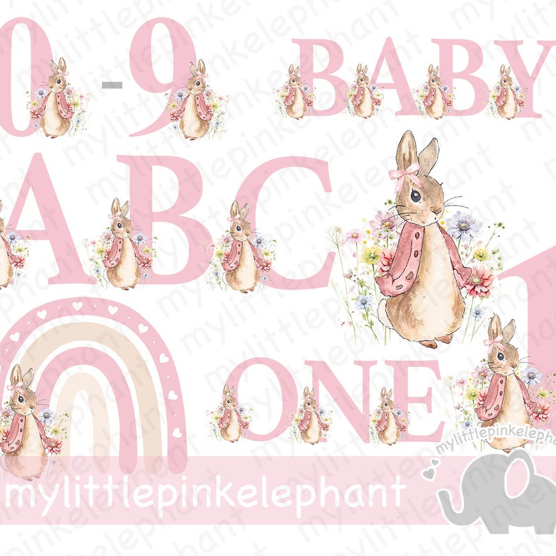 Peter Rabbit Clipart - Etsy
